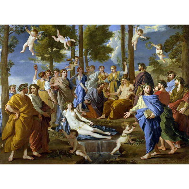 Obra de Arte - El Parnaso - Nicolas Poussin
